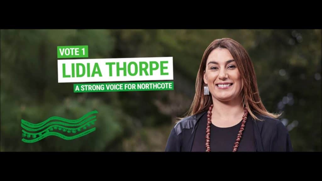 Lidia Thorpe, white lady, brazenly becomes the new face of Australia ...