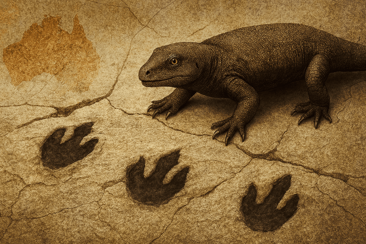 Tetrapod Tracks 355 Million Years Old Discovered in Australia Rewrite ...